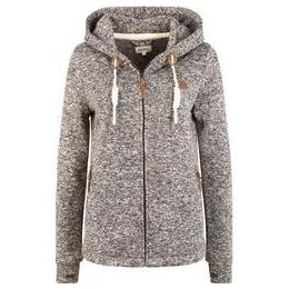 Strickfleecejacke oxmo "Strickfleecejacke OXThory", Damen, Gr. M, braun (coffee bea), Obermaterial: 100% Polyester PES., Jacken
