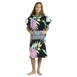 Badeponcho Roxy "Rg Stay Magical Printed", anthrazit aquarella active rg, Obermaterial: 100% Walkfrottier;, Hausm&auml;ntel