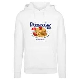 Mister Tee Kapuzensweatshirt MISTERTEE "MisterTee Pancake Club Hoody", Herren, Gr. XXL, wei&szlig;, 65% Baumwolle, 35% Polyester, bedruckt, Sweatshirts