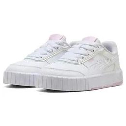 Sneaker Puma "Carina Mia Holo Sneakers M&auml;dchen", Damen, Gr. 27,5, wei&szlig; pearl pink, Obermaterial: Synthetik, Textil. Futter: Textil. Innensohle: Textil. Laufsohle: Gummi, Schuhe Sneaker