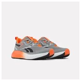 Laufschuh Reebok "VERSE", Damen, Gr. 45,5, grau, schwarz, atomic tangerine, Synthetik, Textil, Schuhe Laufschuh