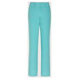 Madeleine Mode Stoffhose MADELEINE "Palazzohose Elegante Sommerhose mit weitem Bein", Damen, Gr. 22, N + K Gr, blau (aqua), Obermaterial: 70% Lyocell CLY. 30% Leinen LI., Modern, weit, Hosen Stoffhose, Zierleisten