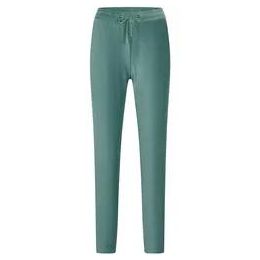2-in-1-Hose GOLDNER "Kurzgr&ouml;&szlig;e L&auml;ssige Casualhose SARA mit Tunnelzug", Damen, Gr. 22, K-Gr, gr&uuml;n (graugr&uuml;n), Obermaterial: 70% Baumwolle CO. 25% Polyester PES. 5% Elasthan EL., Modisch, normal, Hosen, Gummibund mit Kordelband