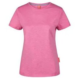 T-Shirt SALZHAUT "Shirt TELGEN - UNI", Damen, Gr. 3XL, rosa (blossom), Obermaterial: 100% Baumwolle CO., Shirts T-Shirt