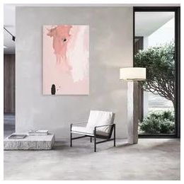 Acrylglasbild queence "Abstrakte Deko in Rosa", farbe rahmen: ohne rahmen, bild ist freischwebend, B:40cm H:60cm T:0,4cm, Acrylglas, Bilder, Acrylglasbild, Kunstdruck in Galeriequalit&auml;t inkl. r&uuml;ckseitigem Aufh&auml;ngesystem