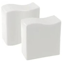 Villeroy & Boch Salzstreuer VILLEROY & BOCH "Salz- und Pfefferstreuer NewWave 120 ml 2er Set wei&szlig;", wei&szlig;, Gew&uuml;rzstreuer