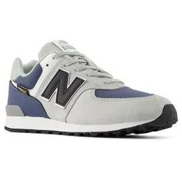 Sneaker New Balance "574", M&auml;dchen, Gr. 40, lone star grau, Leder, Synthetik, Textil, Schuhe Sneaker