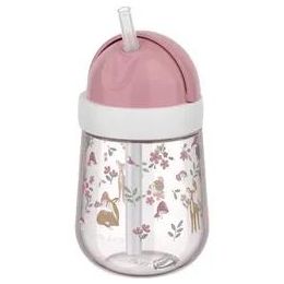 Kinderbecher Mepal "Strohhalmbecher Mio 300 ml", rosa (fairy garden), 1 tlg., Polypropylen, Trinkgef&auml;&szlig;e, Kinderbecher