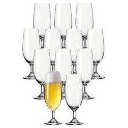 Bierglas Leonardo "Biergl&auml;ser Daily 360 ml 12er Set transparent", bunt (transparent), Glas, Trinkgef&auml;&szlig;e