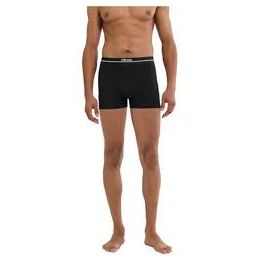 Boxershorts Ellesse "Boxershort AMBRIA Trunks 3er Pack", Herren, Gr. S, bunt (schwarz, wei&szlig;, grau), Obermaterial: 95% Polyester PES. 5% Elasthan EL., Unterhosen