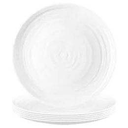 Speiseteller Seltmann Weiden "Speiseteller Terra &oslash; 27,5 cm 6er Set", wei&szlig;, L:27,8cm, Speiseteller, Speiseteller