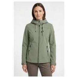 Softshelljacke "GS 111 WMN SFTSHLL JCKT", Damen, Gr. 36, seagrass, Obermaterial: 100% Polyester, G.I.G.A. DX BY KILLTEC, Jacken Softshelljacke, &Uuml;bergangsjacke