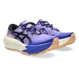 Trailrunningschuh asics "TRABUCO MAX 5", Damen, Gr. 40,5, amethyst, schwarz, Mesh, Synthetik, Schuhe
