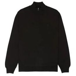 Troyer Element "Icon Embroidery", Herren, Gr. L, off schwarz, Obermaterial: 50% Walkfrottier, 50% Microfaser;, Pullover Troyer