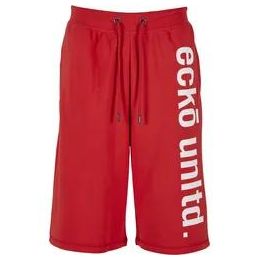 Shorts ECKO UNLTD. "Ecko Unltd. Herren 2 Face Shorts", Herren, Gr. 3XL, US-Gr&ouml;&szlig;en, flame scarlett, 70% Baumwolle, 30% Polyester, normal, Hosen Shorts
