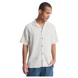 Funktionshemd Quiksilver "Sunrise", Herren, Gr. M, US-Gr&ouml;&szlig;en, bone, Obermaterial: 55% Walkfrottier, 45% Hanf;, Hemden