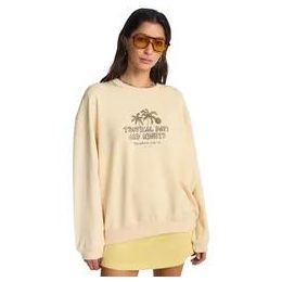 Sweatshirt Billabong "All The Days Kendall", Damen, Gr. L, wei&szlig; cap, Obermaterial: 55% Walkfrottier, 25% Walkfrottier, 20% Microfaser;, Sweatshirts Sweatshirt