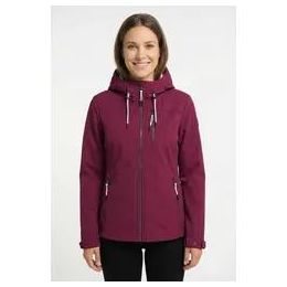 Softshelljacke "GS 111 WMN SFTSHLL JCKT", Damen, Gr. 48, dunkel himbeere, Obermaterial: 100% Polyester, G.I.G.A. DX BY KILLTEC, Jacken Softshelljacke, &Uuml;bergangsjacke