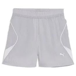 Shorts Puma "Puma Sport Gewebte 5" Shorts Damen", Damen, Gr. XS, Normalgr&ouml;&szlig;en, vibrant silber gray, Obermaterial: 100% Nylon. Futter: 100% Polyester. Einsatz: 100% Polyester. Seitentasche &ndash; Oben: 100% Polyester, unifarben, regular fit, Hosen Shorts