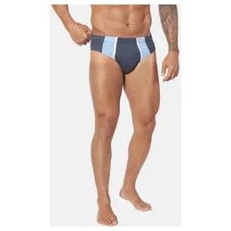 Slip Jan Vanderstorm "4er Pack Sportslip KADEWIN", Herren, Gr. L, blau, Obermaterial: 50% Baumwolle CO. 50% Polyester PES., Unterhosen Slip