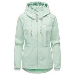 Funktionsjacke Ragwear "Dankka", Damen, Gr. XL (42), mint, Obermaterial: 100% Polyester. Innenfutter: 100% Polyester, tailliert Po-bedeckend, hoch geschlossener Ausschnitt, &Auml;rmel ohne &Auml;rmelschlitz elastischer Bund mit innenliegendem Gummizug, Jacken Funktionsjacke, Funktionelle &Uuml;bergangsjacke mit Taillenzugkordel