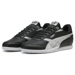 Sneaker Puma "Bella Donna Metallic Whisper Sneakers Damen", Herren, Gr. 40, schwarz silber metallic, Obermaterial: Synthetik, Textil. Futter: Textil. Innensohle: Textil. Laufsohle: Gummi, Schuhe Sneaker