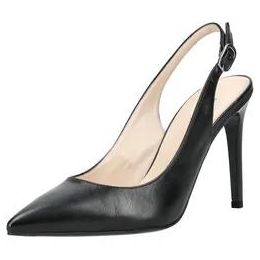 High-Heel-Pumps Nero Giardini "Nero Giardini Pumps Leder", Damen, Gr. 38, schwarz, Leder, Schuhe