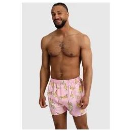 Lousy Livin Underwear Boxershorts LOUSY LIVIN "Blossom", Herren, Gr. L, 3 Stk., mehrfarbig, 100% Baumwolle, mehrfarbig, Unterhosen, mit buntem Allover-Print