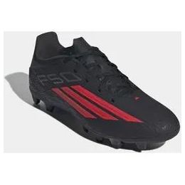 Fu&szlig;ballschuh Adidas PERFORMANCE "F50 CLUB FIRM GROUND / MULTI GROUND", Damen, Gr. 42,5, core schwarz, lucid rot, core schwarz, Synthetik, Textil, Schuhe Fu&szlig;ballschuh, f&uuml;r viele verschiedene B&ouml;den geeignet