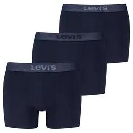 Levi's Boxer LEVI'S "LEVIS MEN MEL WB BOXER BRIEF", Herren, Gr. L, mood indigo, Obermaterial: 95% Baumwolle, 5% Elasthan, k&ouml;rpernah, Unterhosen, ohne Eingriff, tonaler Logobund, elastisch, Cotton-Mix