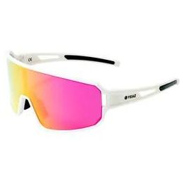 Sportbrille YEAZ "Sport-Sonnenbrille Creme White/Pink SUNWAVE", Damen, pink, Sonnenbrillen