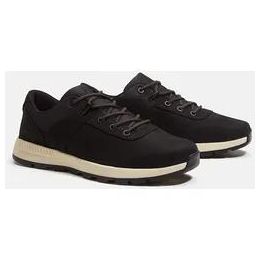 Sneaker Timberland "SPRINT BASIC LOW LACE UP SNEAKER", Herren, Gr. 45, schwarz nubuck, Leder, Schuhe Sneaker, aus Leder