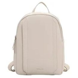 Rucksack Tamaris "Rucksack TAS Kimi", Damen, Gr. B/H/T: 26cm x 31cm x 13cm, beige (beige 400), Obermaterial: 60% Polyurethan PU. 40% Polyester PES., Rucks&auml;cke Rucksack