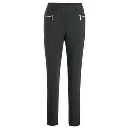 Stretch-Hose GOLDNER "Kurzgr&ouml;&szlig;e Lange Schlupfhose BELLA", Damen, Gr. 21, K-Gr, schwarz, Obermaterial: 64% Baumwolle CO. 34% Polyester PES. 2% Elasthan EL., Basic, Hosen, Rei&szlig;verschlusstaschen im VT R&uuml;ckteil Ges&auml;&szlig;taschen