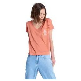 T-Shirt Roxy "Laguna Green", Damen, Gr. S, apricot brandy, Obermaterial: 65% Microfaser, 35% Viskose;, Shirts T-Shirt