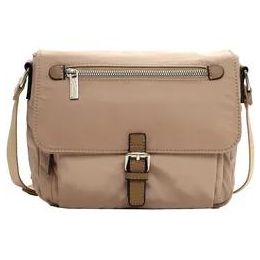 Umh&auml;ngetasche Tamaris "Umh&auml;ngetasche TAS Khiria", Damen, Gr. B/H/T: 24cm x 17cm x 11cm 0, gelb (sahara 920), Polyester, Taschen Umh&auml;ngetasche