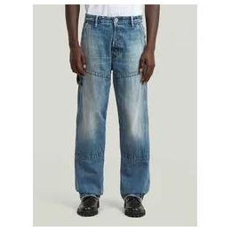 G-Star Raw Regular-fit-Jeans G-STAR "Contor Loose Carpenter Jeans", Herren, Gr. 27, L&auml;nge 32, antique faded patina blau, Obermaterial: 75% Baumwolle, 25% Baumwolle, Jeans