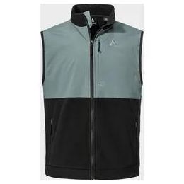 Sch&ouml;ffel Fleeceweste SCH&Ouml;FFEL "Fleece Vt Style Ash MEN", Herren, Gr. 56, 9990, schwarz, Oberstoff: 100% Polyester, ohne Ausschnitt, Westen Fleeceweste