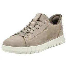 Sneaker Geox "Geox Sneaker Leder", Herren, Gr. 43, sand, Leder, Schuhe Sneaker