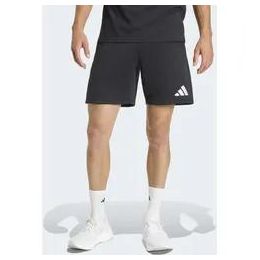 Trainingsshorts Adidas PERFORMANCE "ENTRADA26 SWEAT", Herren, Gr. XL, N-Gr, schwarz, wei&szlig;, normal, gr., Obermaterial: 70% Baumwolle, 30% Polyester, Hosen