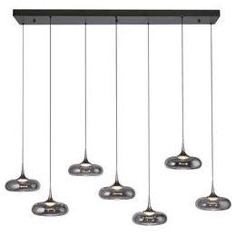 Sch&ouml;ner Wohnen LED Pendelleuchte "POSH", grau, 7, H: 80cm, 1 Stk., SCH&Ouml;NER WOHNEN-KOLLEKTION, Leuchten, SCH&Ouml;NER WOHNEN Kollektion, SimplyDim, Memoryfunktion, Comfort-Lift, LED Pendelleuchte