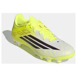 Fu&szlig;ballschuh Adidas PERFORMANCE "F50 LEAGUE MG", Damen, Gr. 44,5, team solar gelb 2, core schwarz, lucid rot, Synthetik, Textil, Schuhe Fu&szlig;ballschuh, f&uuml;r viele verschiedene B&ouml;den geeignet