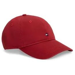 Baseball Cap Tommy Hilfiger "FLAG SOFT", Herren, regatta rot, Web, Baumwolle, unifarben, Caps, Regular fit mit festem Schirm