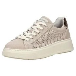 Sneaker Nero Giardini "Nero Giardini Sneaker Veloursleder", Herren, Gr. 38, beige, Veloursleder, Schuhe Sneaker