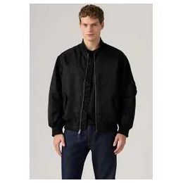 Levi's Bomberjacke LEVI'S "MA-1 BOMBER", Herren, Gr. XL, jet schwarz, Web, Obermaterial: 100% Polyamid, unifarben, bequem h&uuml;ftbedeckend, V-Ausschnitt, B&uuml;ndchen, Jacken Bomberjacke
