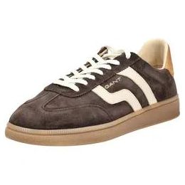 Sneaker Gant "Gant Sneaker Veloursleder", Herren, Gr. 43, dunkelbraun, Veloursleder, Schuhe Sneaker