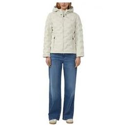 Steppjacke s.Oliver, Damen, Gr. 40, sanftes wei&szlig;, Steppware, Obermaterial: 100% Polyester, unifarben, tailliert h&uuml;ftbedeckend, Rundhals, Jacken Steppjacke, mit Kapuze