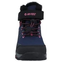 Wanderschuh HI-TEC "Hi-Tec Stiefel Jackdaw WP JRG Insulated", Kinder, Gr. 37, Normalschaft, marineblau, dunkelgrau, magenta, 56% Textil, 44% Synthetik 100% Textil 90% EVA/10% Textil 100% Synthetik, Schuhe Wanderschuh