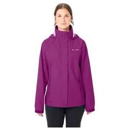 Regenjacke Vaude "Women's Escape Light Jacket", Damen, Gr. 48, pink orchid, Web, Obermaterial: 100% Polyester. Futter: 100% Polyester. Futter 2: 100% Polyamid, normal, elastischer Bund mit verstellbarem Klettverschluss, Jacken Regenjacke, f&uuml;r Wandern und Trekking, atmungsaktives Material, wasserdicht