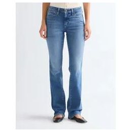 Bootcut-Jeans Wrangler "WRA-W28B", Damen, Gr. 29, L&auml;nge 34, raven, Denim/Jeans, Obermaterial: 80% Baumwolle, 18% Polyester, 2% Elasthan, bootcut fit lang, Jeans